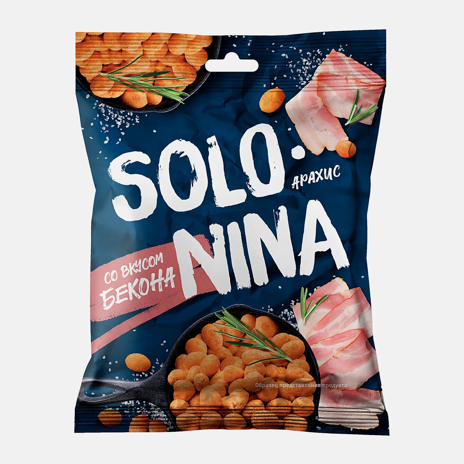 Арахис Solonina со вкусом бекона 70г – купить с доставкой на дом из ...