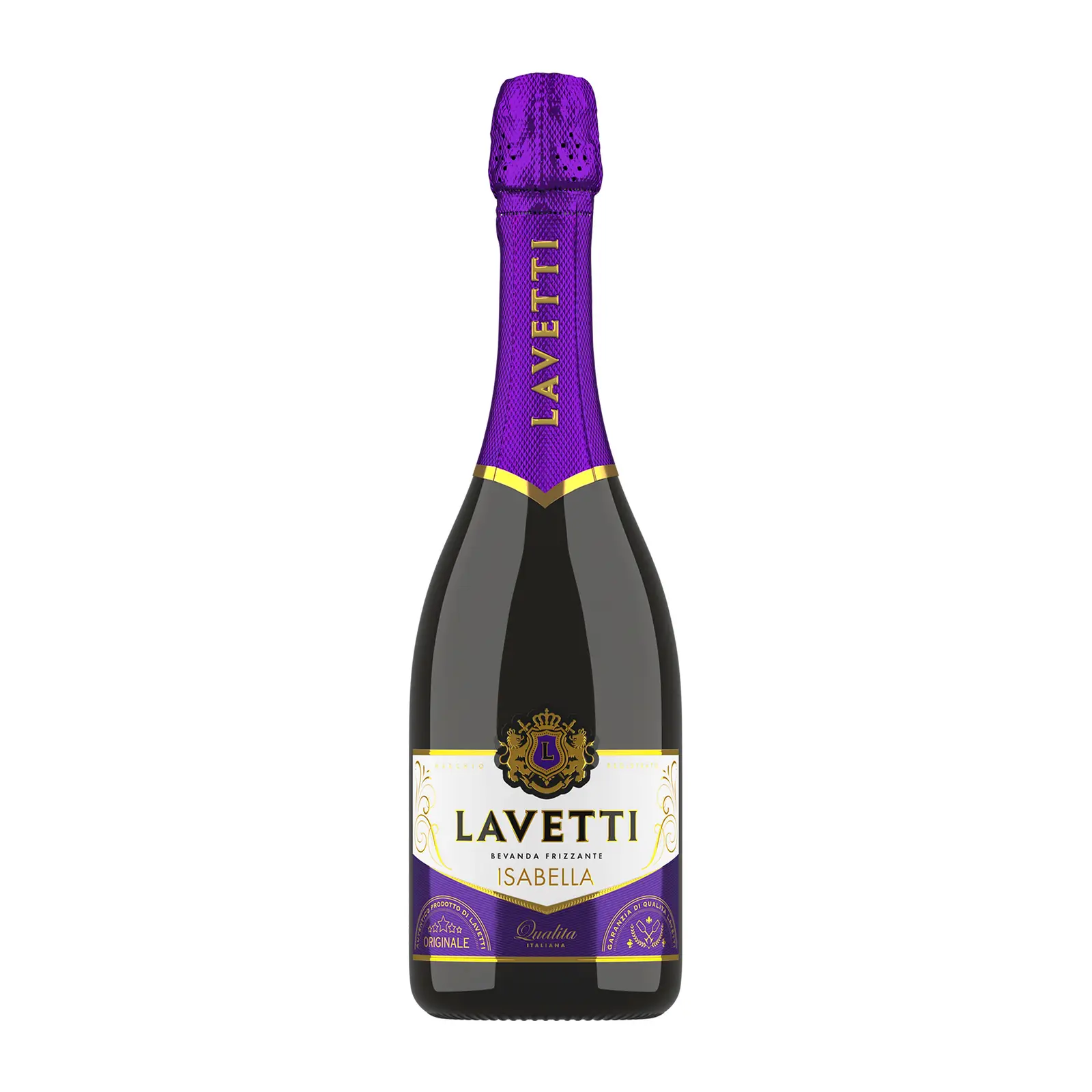 Красное вино игристое полусладкое Lavetti Isabella 5.5% 750мл — в ...