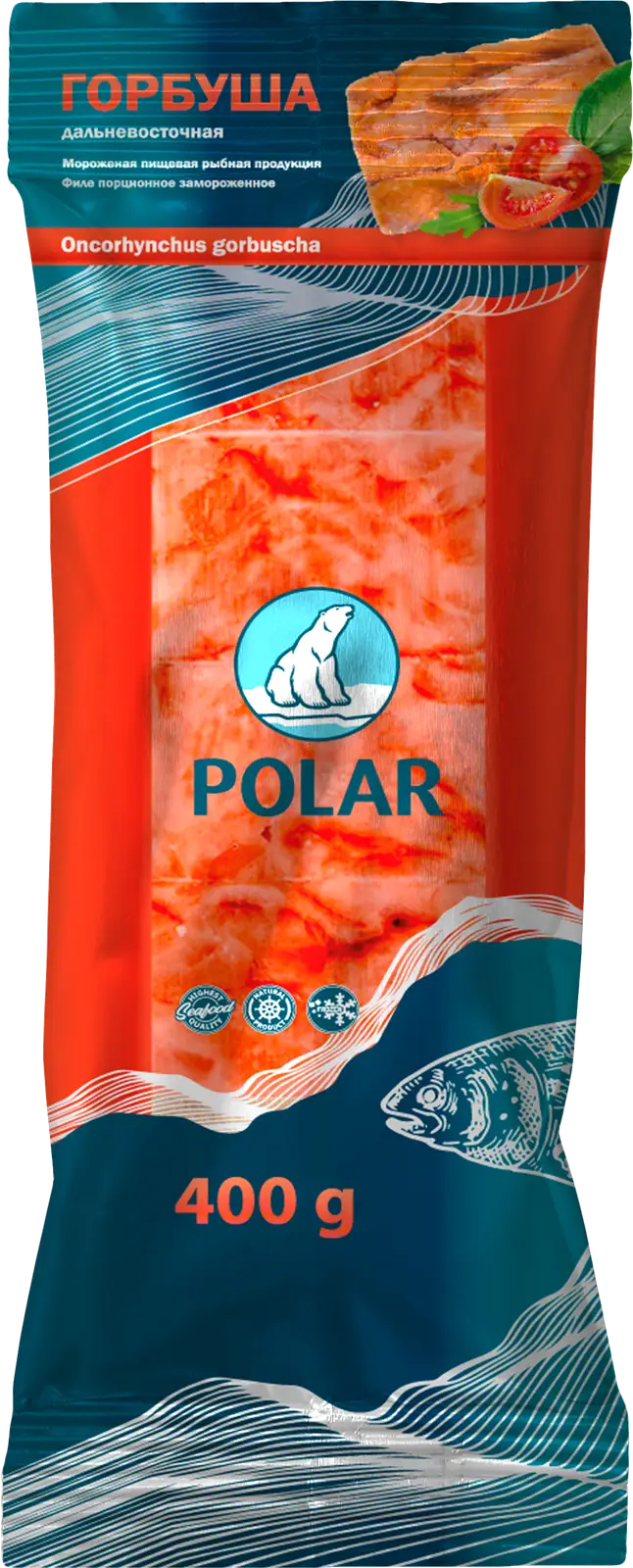 Горбуша Polar Филе порционное 400г — в каталоге на сайте сети Магнит ...